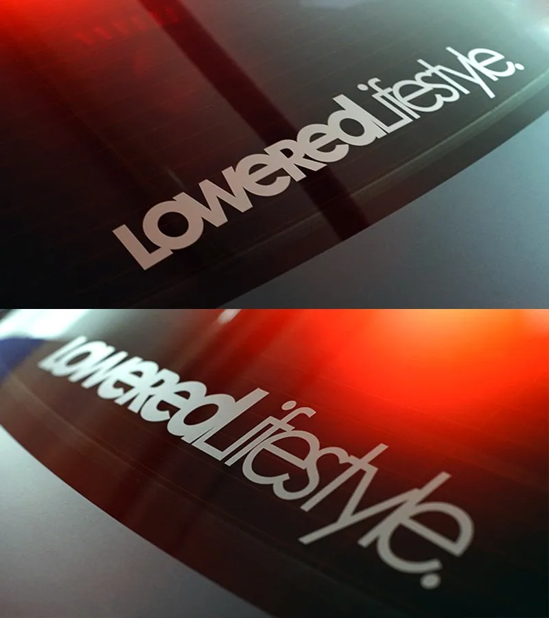 Lowered Lifestyle Sticker