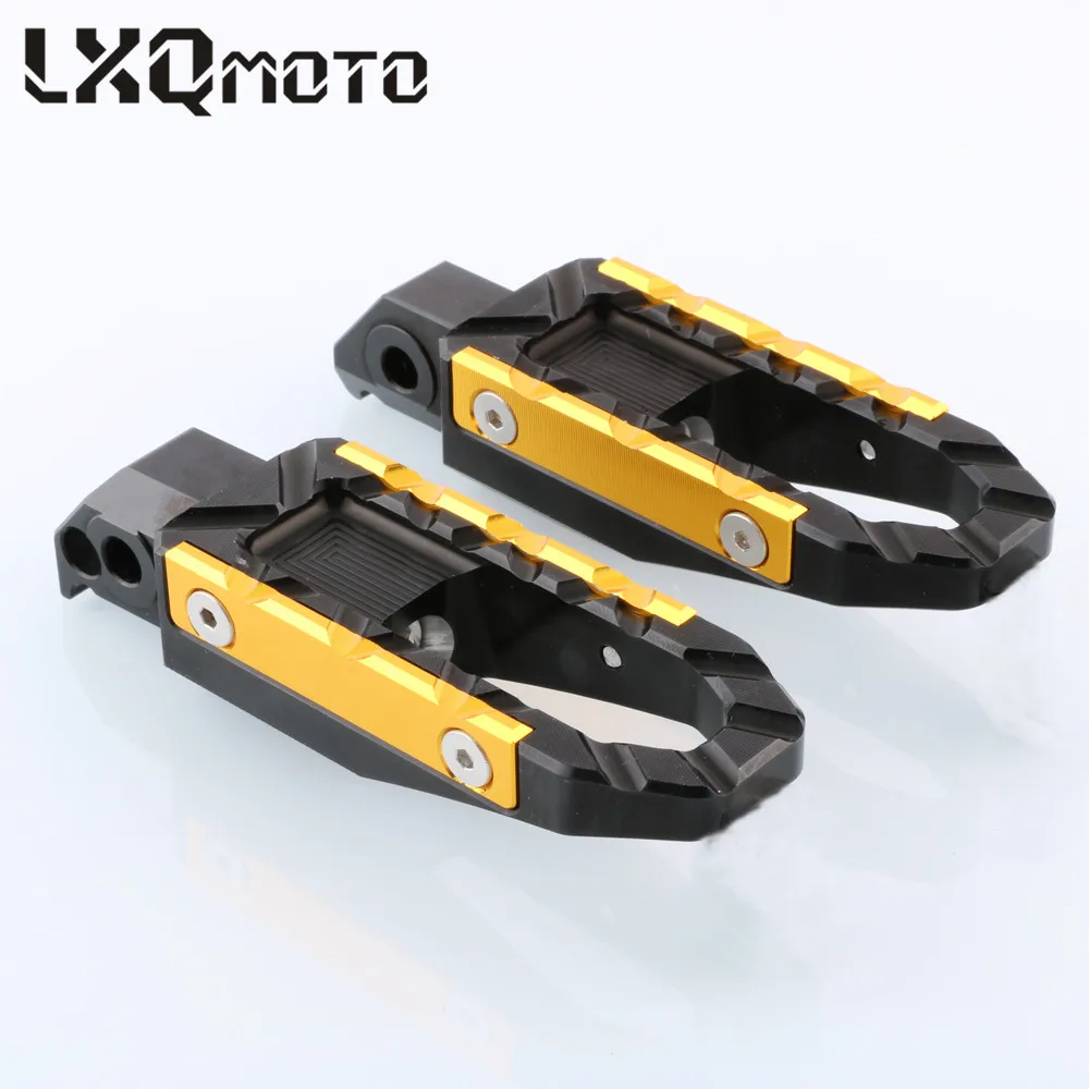 Motorcycle Rider Passenger Rear Footrest CNC Rear Foot Pegs Adapters ...