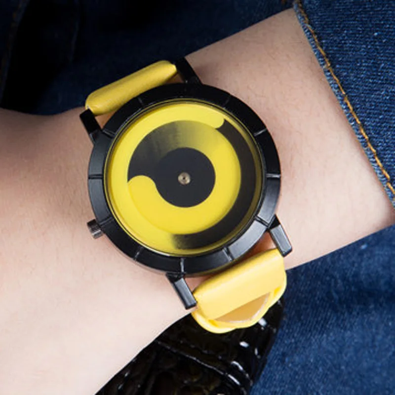 Fashion-Creative-Rotation-Watches-Men-Sports-Watches-Leather-Strap ...