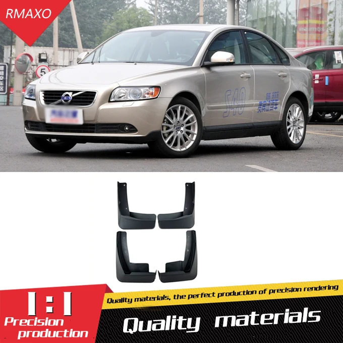 For Volvo S40 2008-2012 Mudflaps Splash Guards Front Rear Mud Flap ...