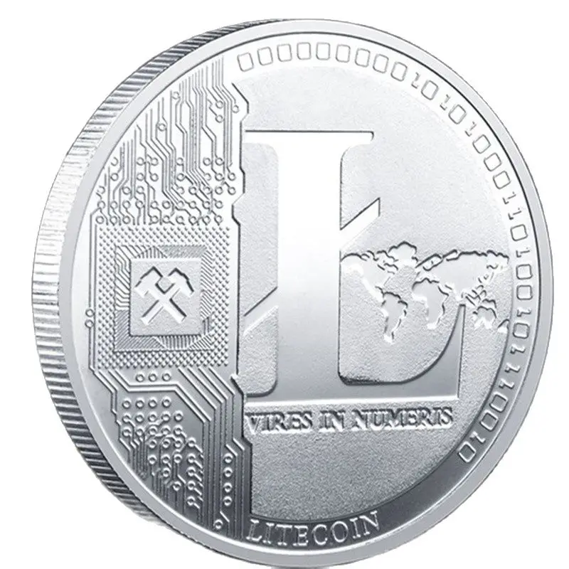 Creative-Litecoin-Coin-Souvenir-Silver-Plated-Collectible-Great-Gift ...