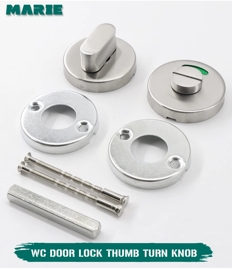 Metal-Door-Lock-WC-toilet-door-handle-Lock-Bathroom-Cabinet-Pull-Knot ...