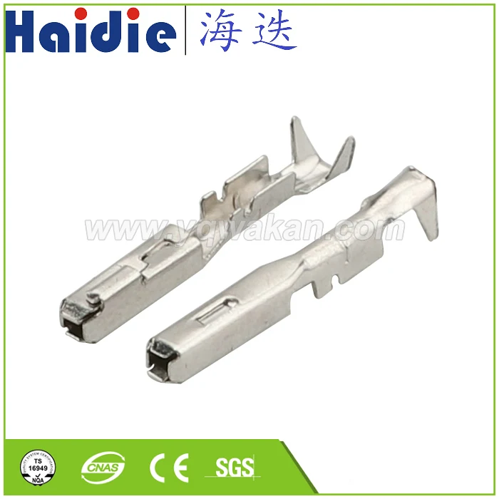 Free shipping 50pcs auto wire terminal for elcetric connector, crimp loose pins loose terminals ...
