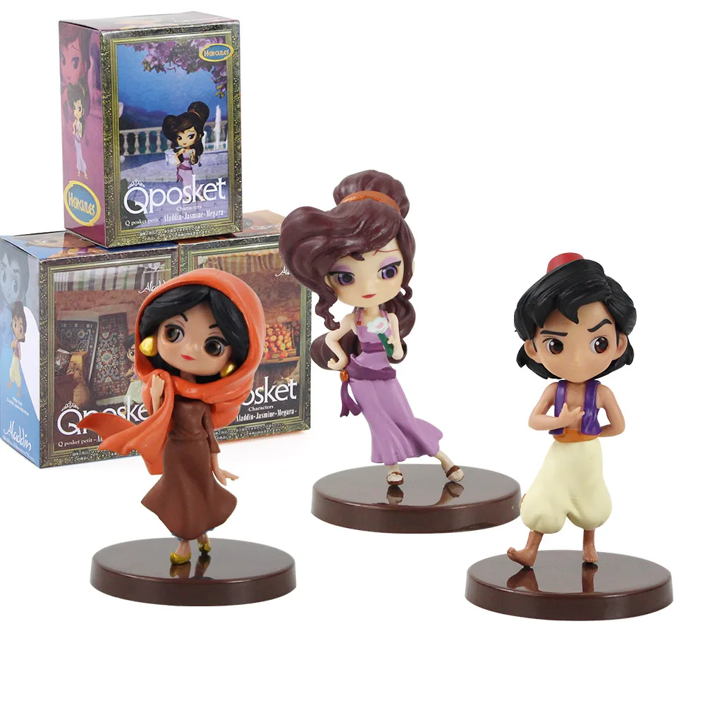 3pcs-set-Q-Posket-Characters-Petit-Aladdin-Megara-PVC-Figures-Toys ...