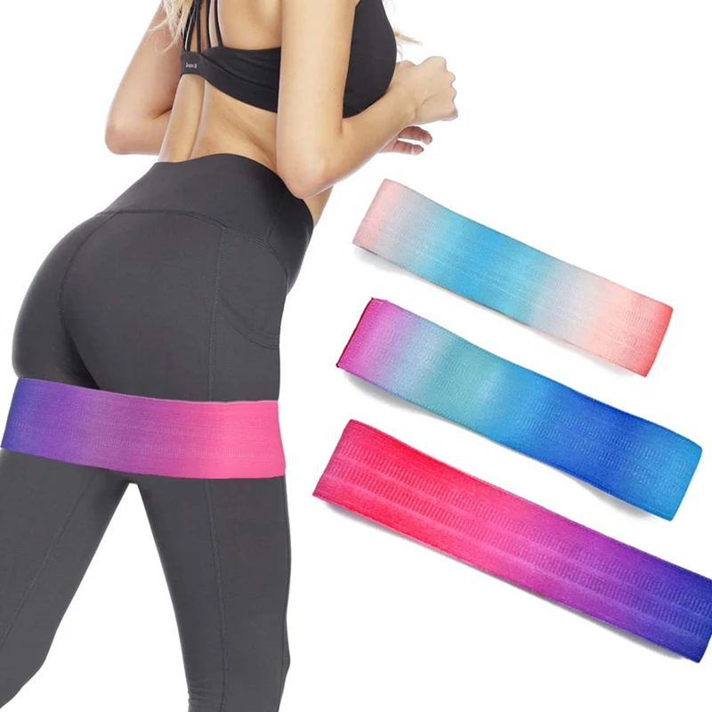 Sport Gym Hip Resistance Band Fitness Gum Workout Loop Booty Squat ...