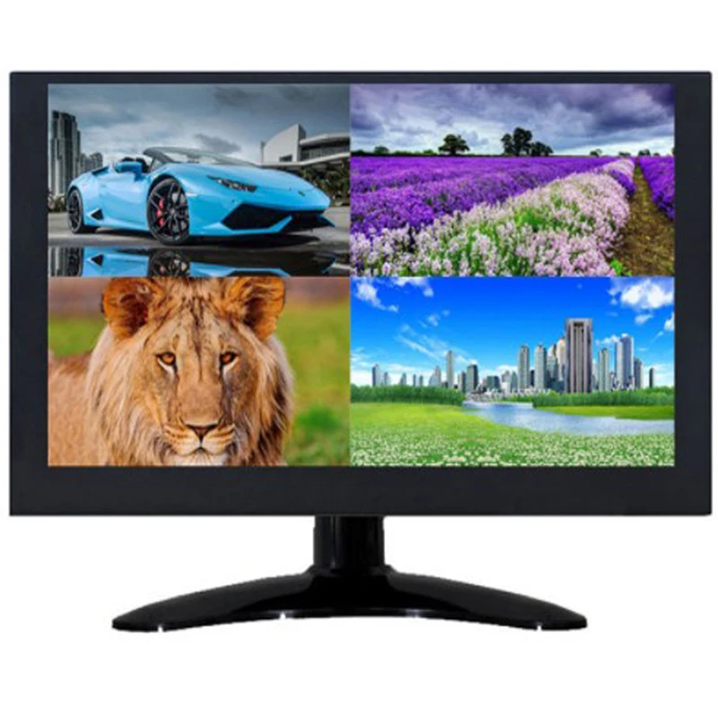 11.6 Inch Vga Bnc1 Bnc2 Bnc3 Bnc4 Lcd Computer Monitor Four Screen Four ...