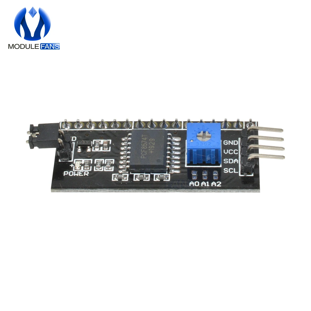 【KAMDSS015】IIC I2C TWI SPI Serial Inter Port For Arduino 1602 2004 LCD LCD1602 Adapter Plate LCD ...