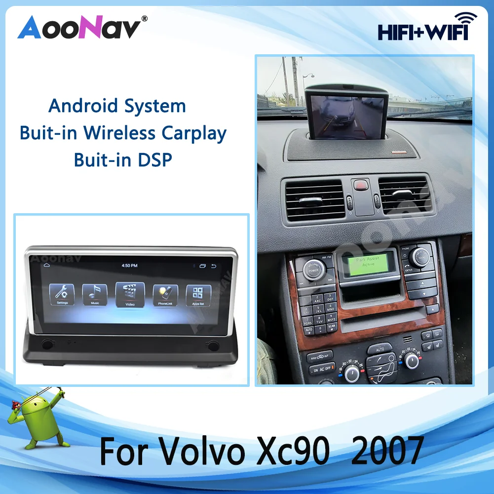 Horizontal-screen-Px6-Car-Radio-2-Din-Android-9-0-Autoradio-For-Volvo ...