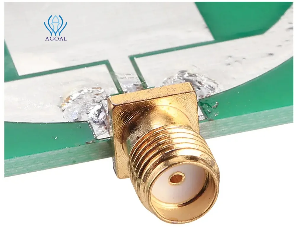 UWB Ultra Wideband Antenna 2.4Ghz-10.5Ghz 10W (40dBm) Pulse PCB Antenna ...