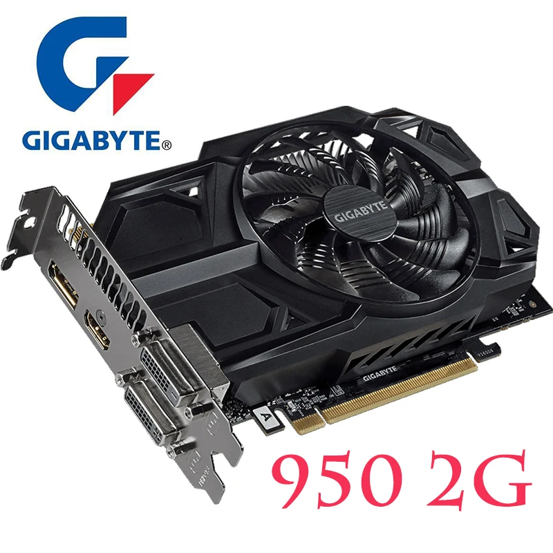 GIGABYTE GTX 950 2GB Graphics Cards 128Bit GDDR5 Video Card for nVIDIA ...