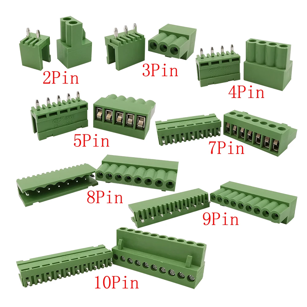 5Pair 15EDG Pitch KF2EDG PCB Screw Terminal Block Connector, 60% OFF