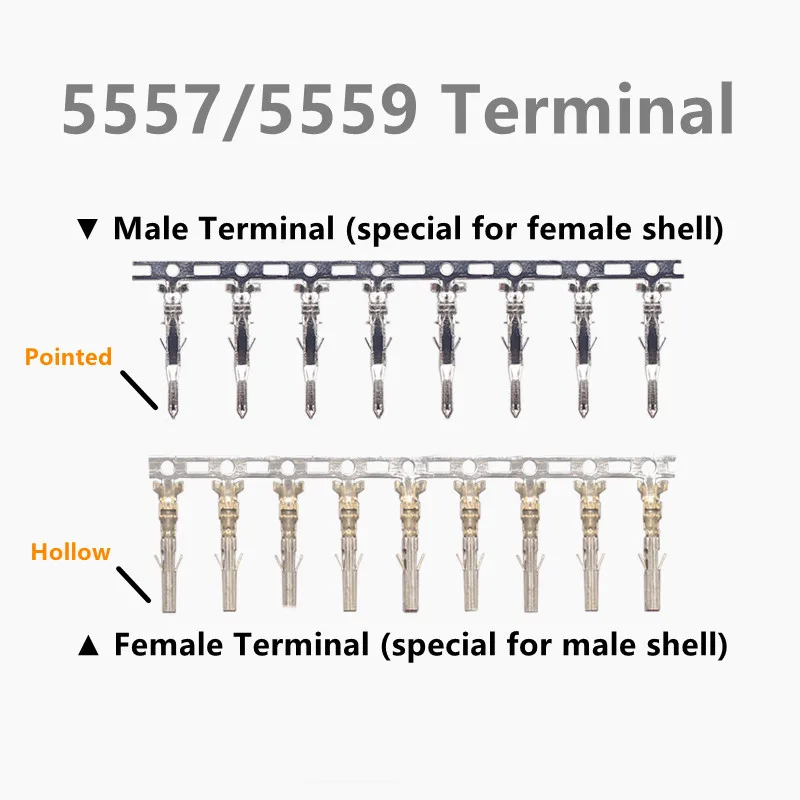 100pcs-lot-Copper-Crimp-Terminal-For-Connector-5557-R-5559-P-metal-pin ...