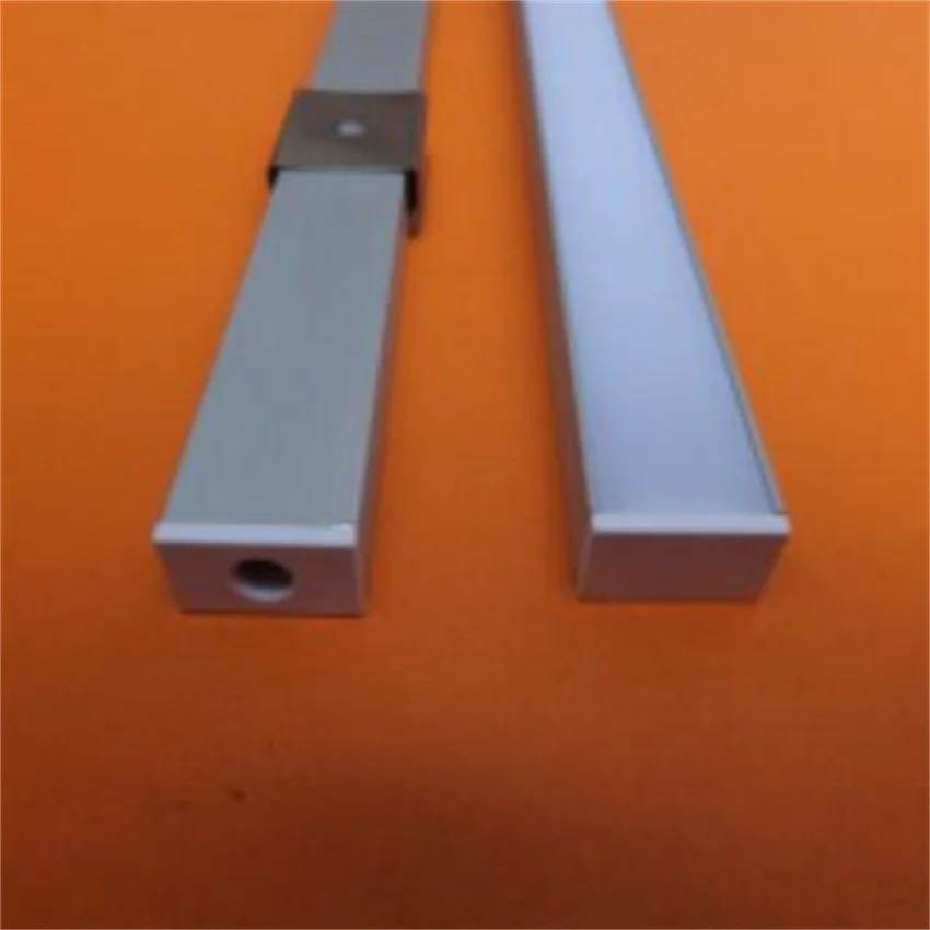 free shipping cost 1m/pcs led strip profile with milky or transparent ...