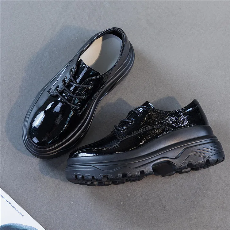 Black Shiny Shoes For Women