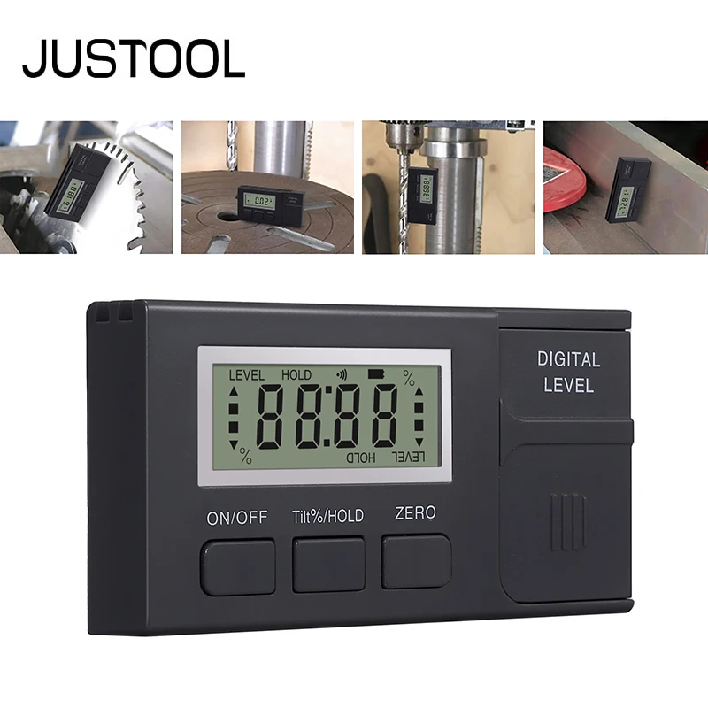 JUSTOOL-Mini-Digital-Miter-Saw-Protractor-Angle-Finder-inclinometer ...