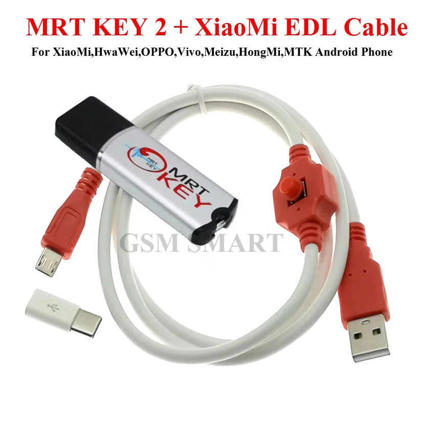 Mrt Dongle 2 Mrt Key + Edl 9008 Cable And Miracle Boot Jig For Account ...