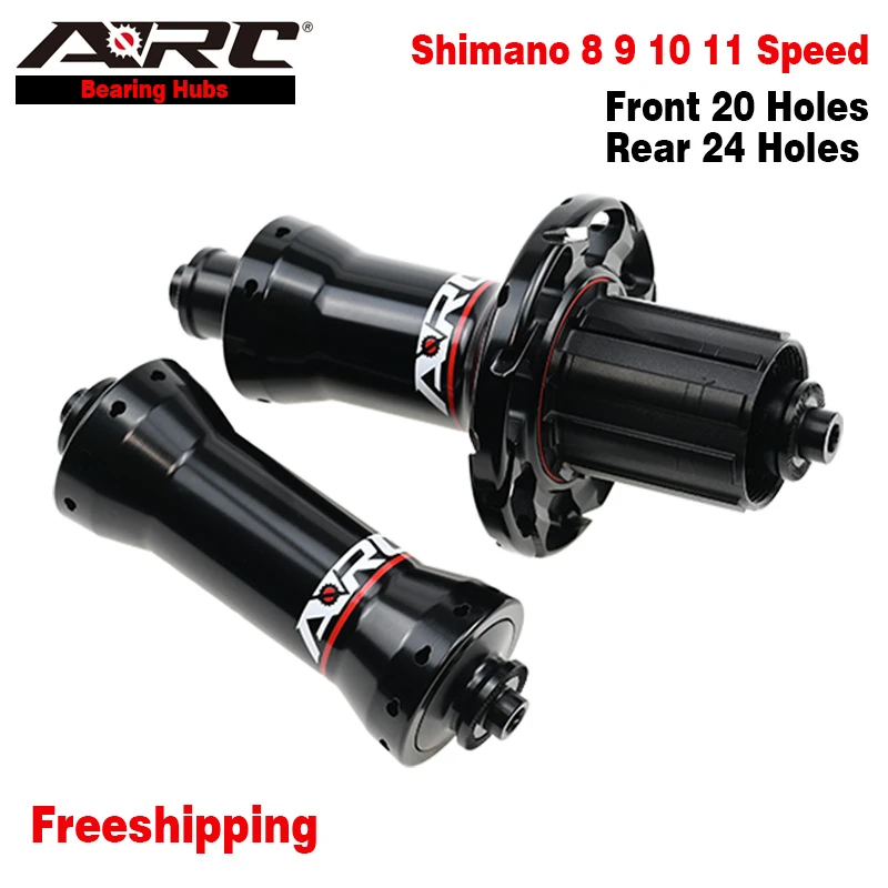 Arc Road Bike Hub Front 20h Rear 24h 4 Pawls Straight Pull Road Hub V ...