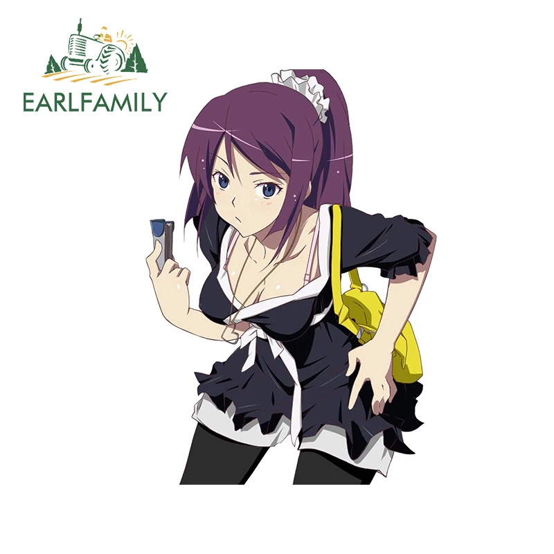 EARLFAMILY 13cm x 9.8cm Decal for Monogatari Car Sticker Air ...