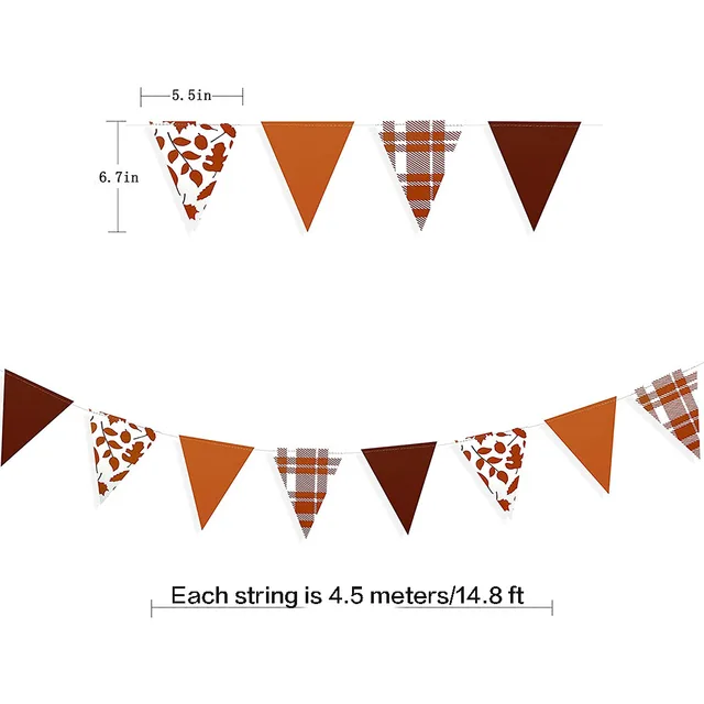 Fall Pennant Banner Clip Art Free