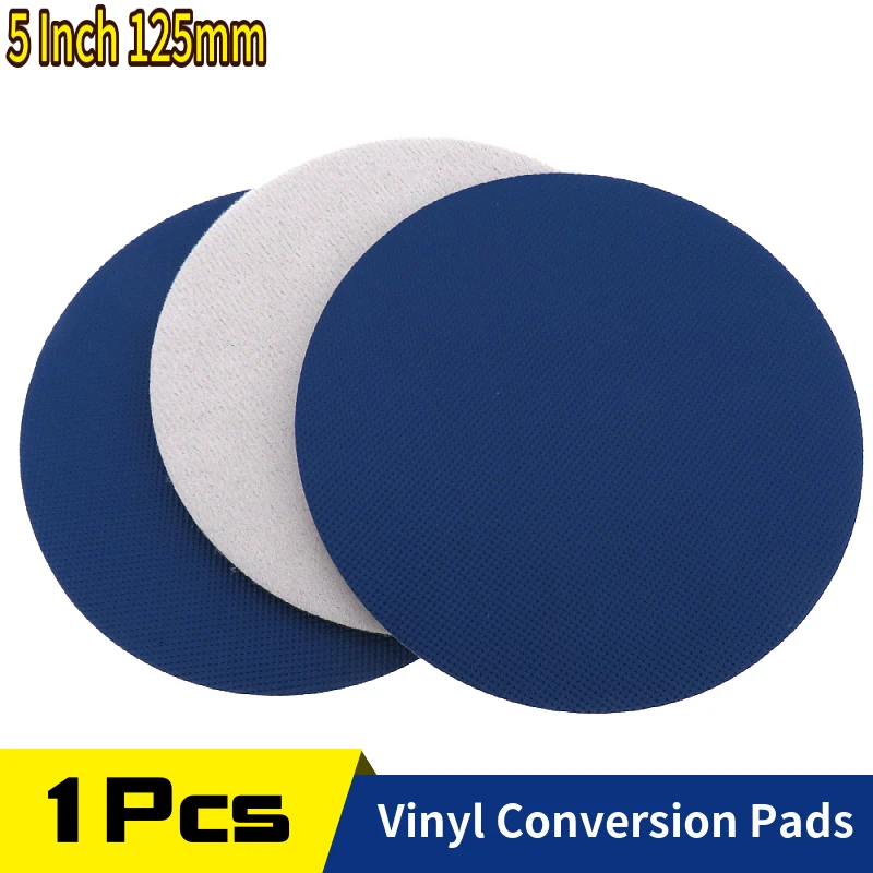 5" 125mm Hook & Loop To Psa Vinyl Conversion Pads For Discs And Strips ...