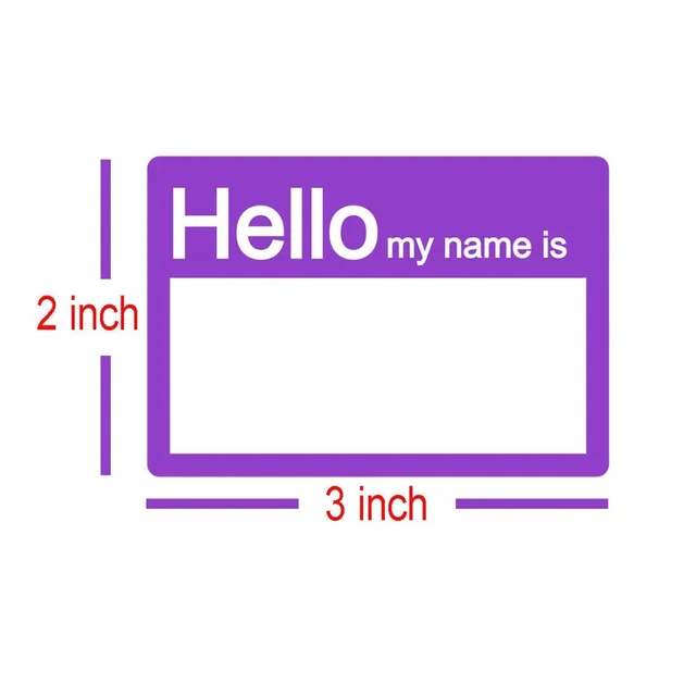 Hello My Name Is Purple