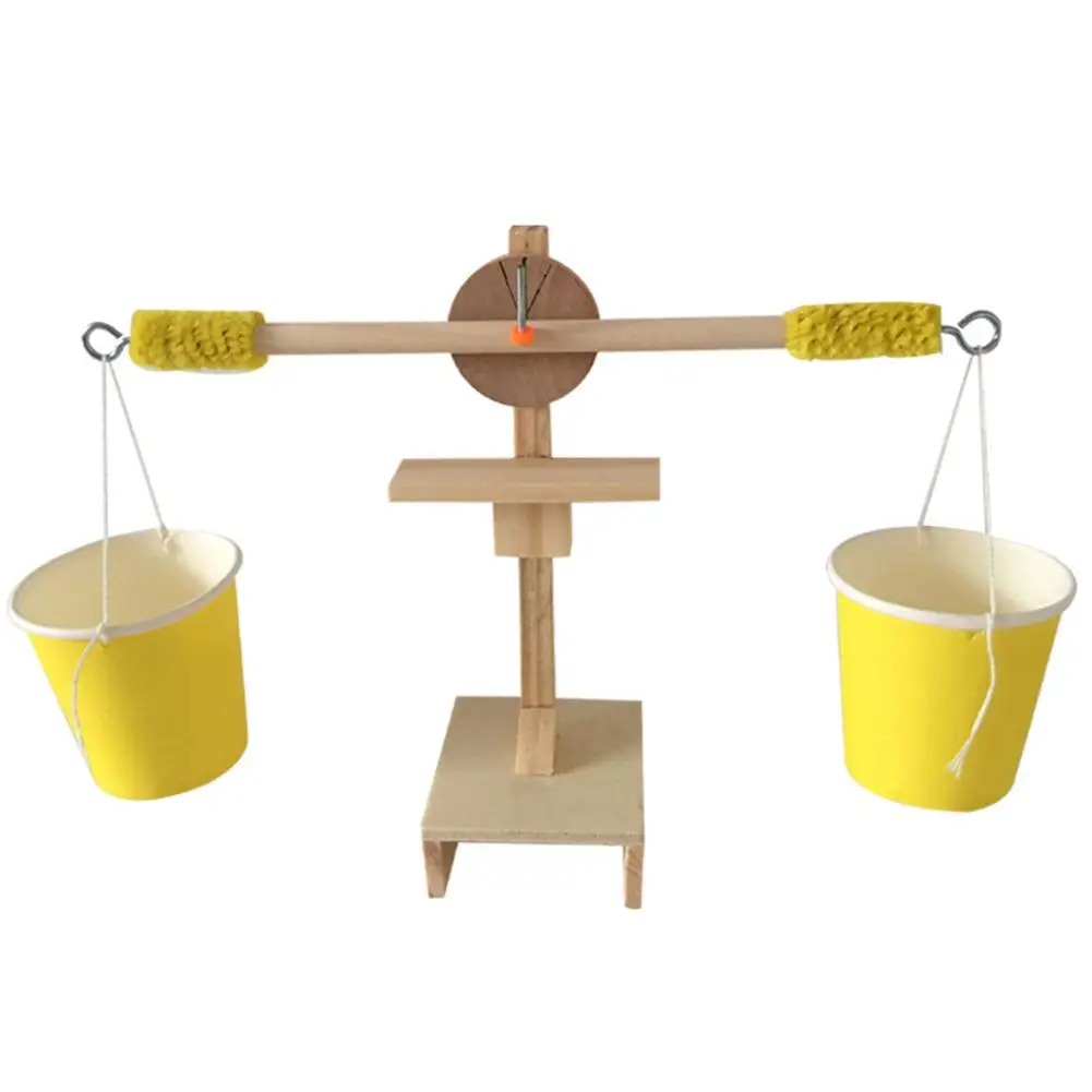 Kids-Wood-DIY-Balance-Scale-Weigh-Kit-Model-Science-Experiment-Toys-for ...