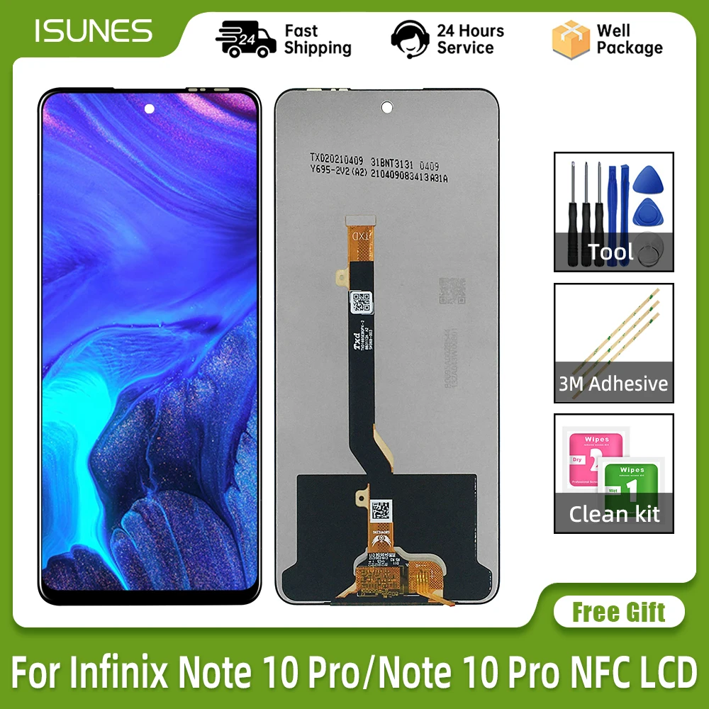 6-95-Original-For-Infinix-Note-10-Pro-NFC-X695C-LCD-Display-Touch ...