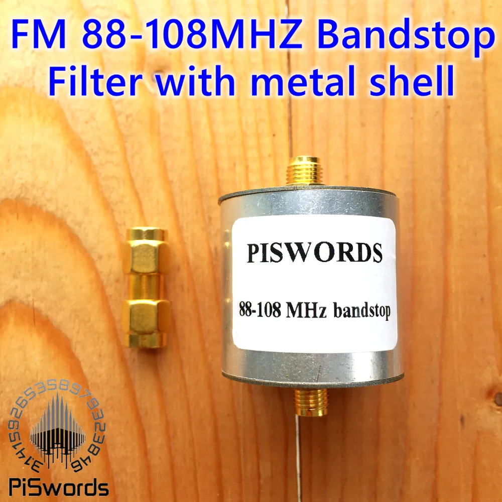 Broadcast Fm Band Stop Filter 88 - 108 Mhz Fm Trap For Sdr Rtl Std ...