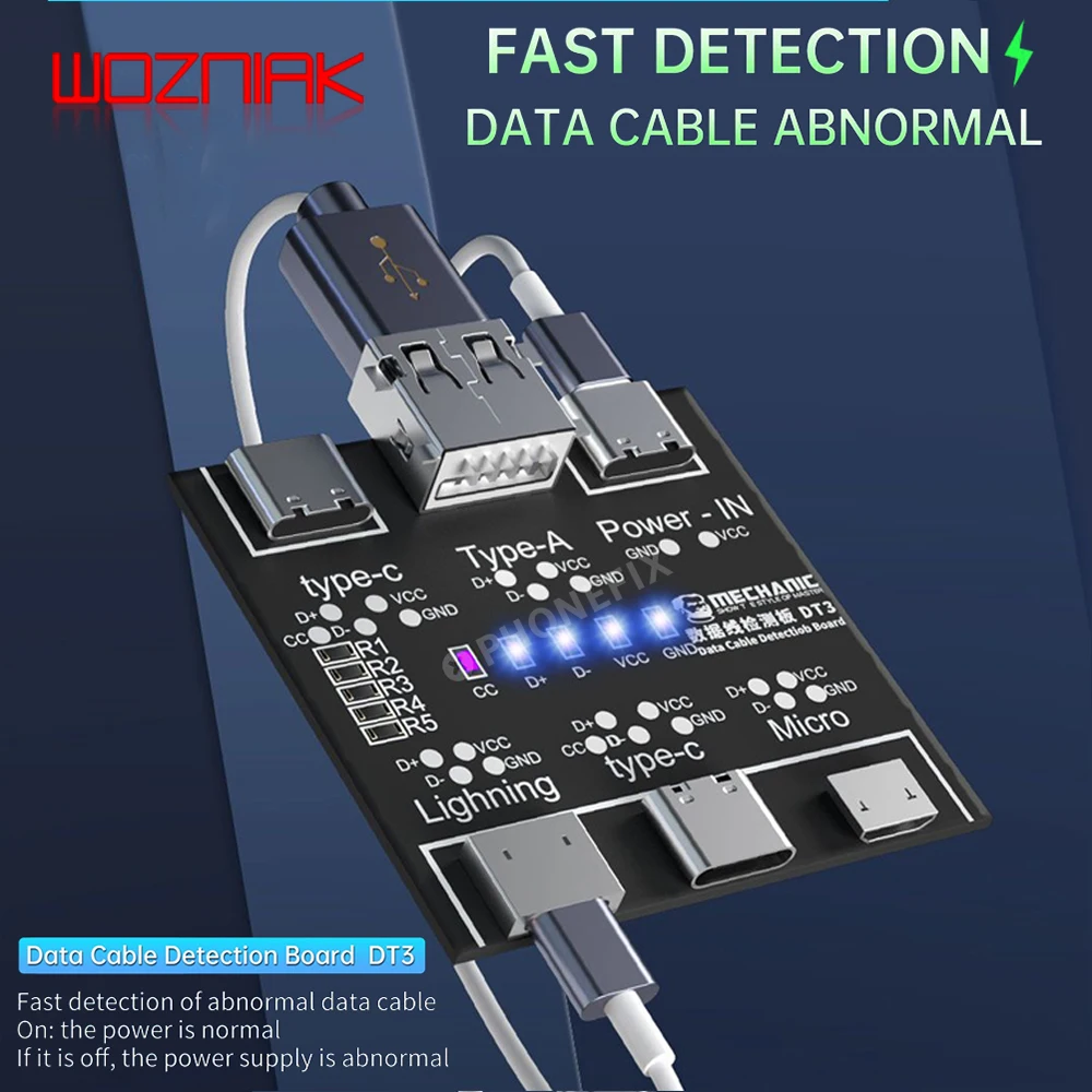 Mechanic USB Data Cable On Off Detection Test Board for Lightning Micro ...