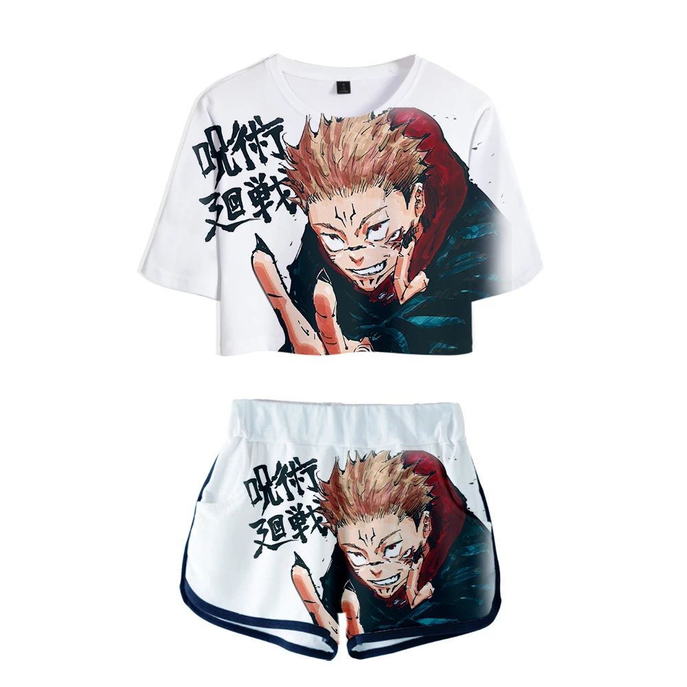 Jujutsu Kaisen Clothes Women 3D Two Piece Set Casual Streetwear ...