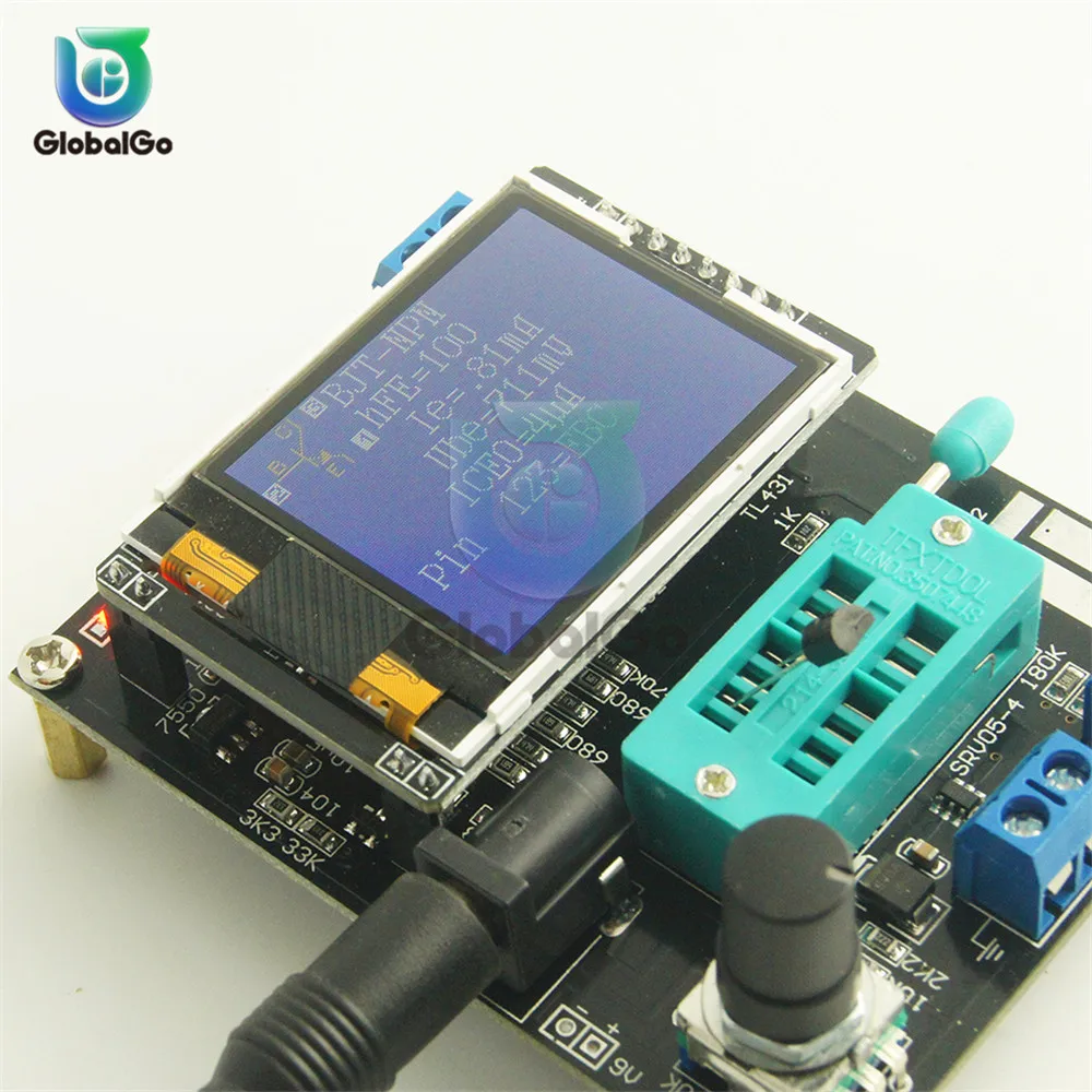 Русский GM328 Цифровой мультиметр Транзисторный тестер LCR Диод Емкость ...