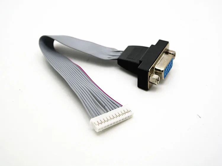 12P to 15P VGA Female D-Sub Adapter 12Pin 15Pin VGA connector length ...