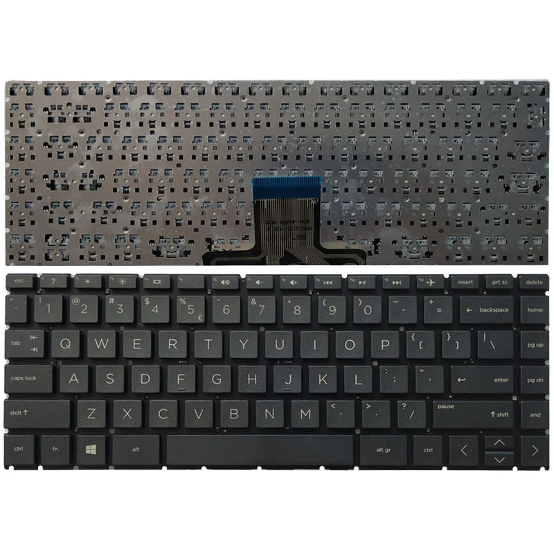 US laptop keyboard for HP 14 DA 14 CK 14 CC CC0027TX 14 BD 14 CE 14 CB ...