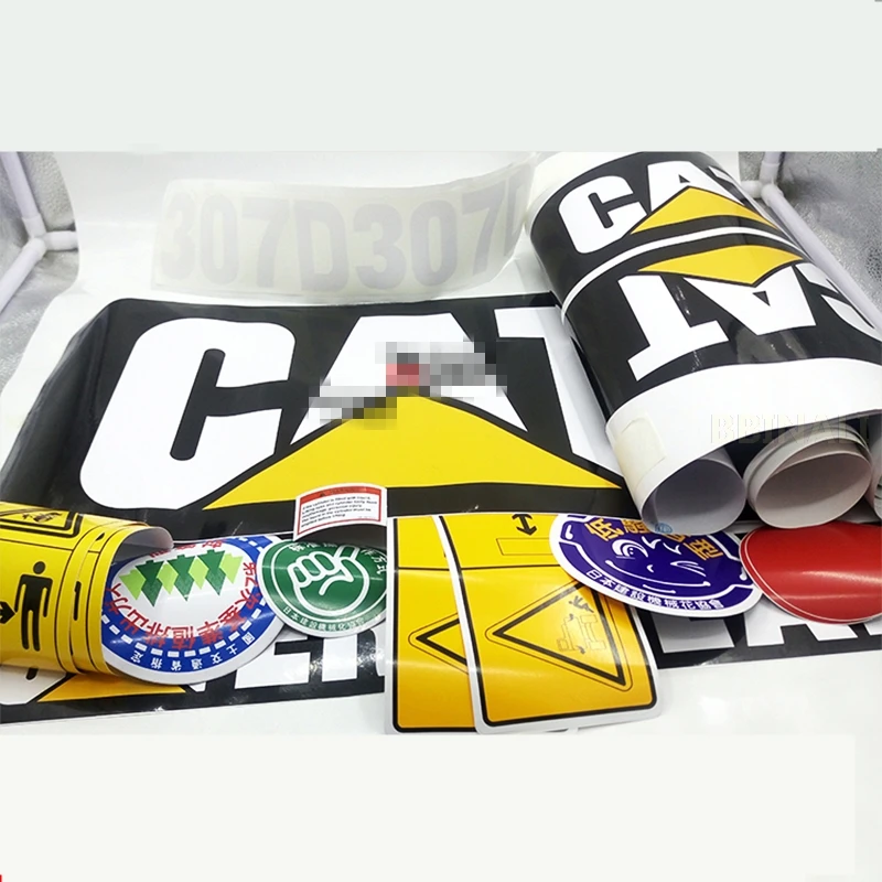 For Caterpillar 307d 312d 315d 320d 330d 336d Full Car Sticker Full ...