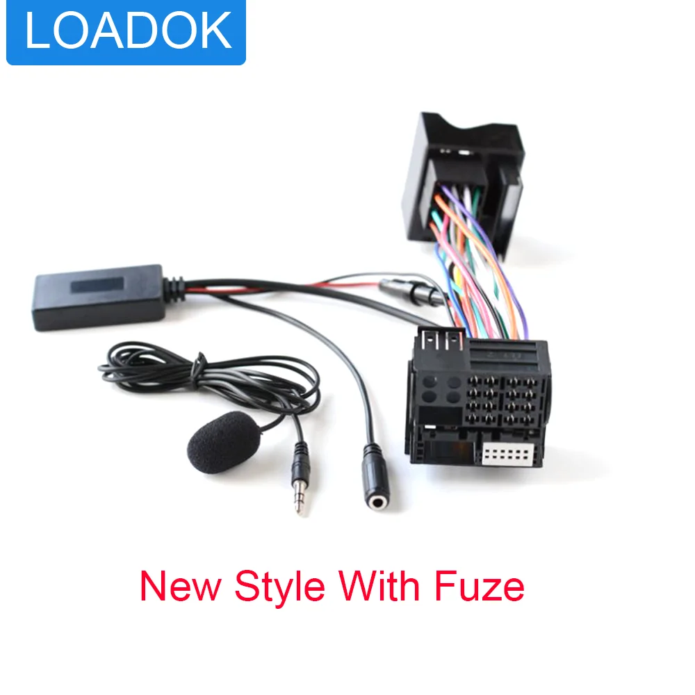 Car-Bluetooth-Aux-Cable-Adapter-MIC-For-Mercedes-Benz-W169-W245-W203 ...