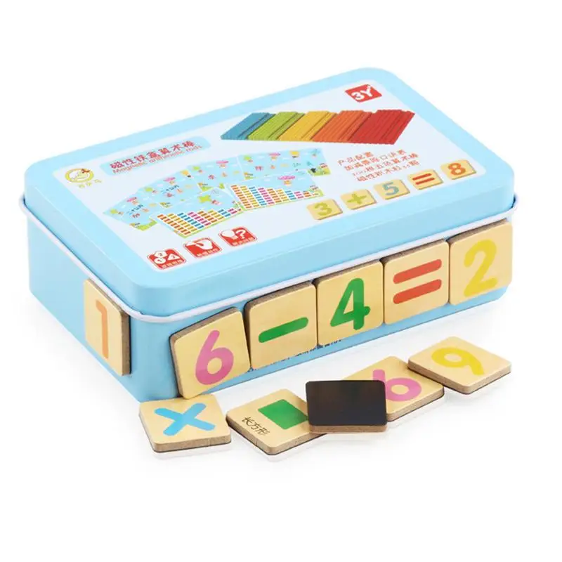 Colorful Bamboo Counting Sticks Toy Mathematics Montessori Teaching ...