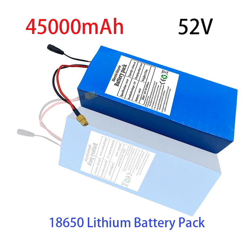 52V 14S4P 45ah 18650锂电池，适用于电动自行车、踏板车，带BMS-阿里巴巴