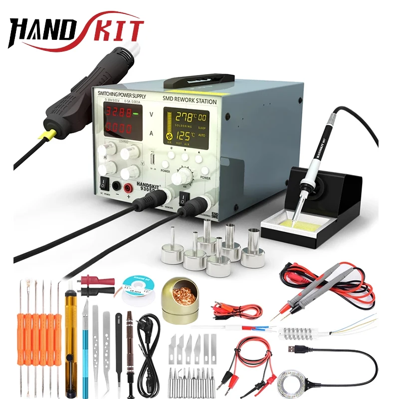 800w Soldering Station Dc 5v 2a Power Supply 30v 5a 750w Hot Air Gun ...