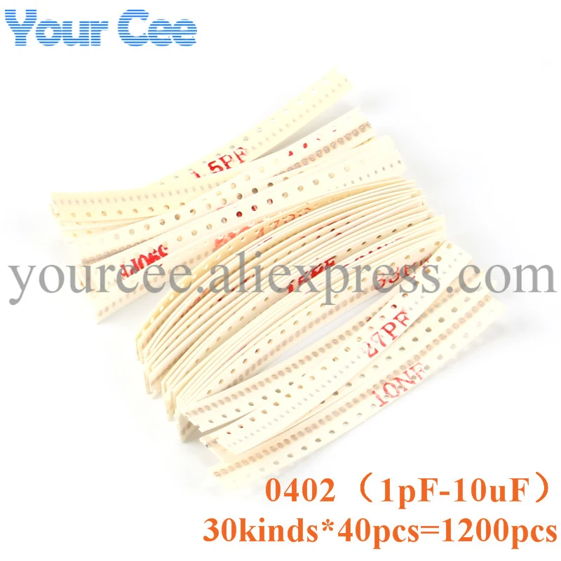1200pcs-0402-SMD-Capacitor-Electronic-Components-Package-Capacitor ...