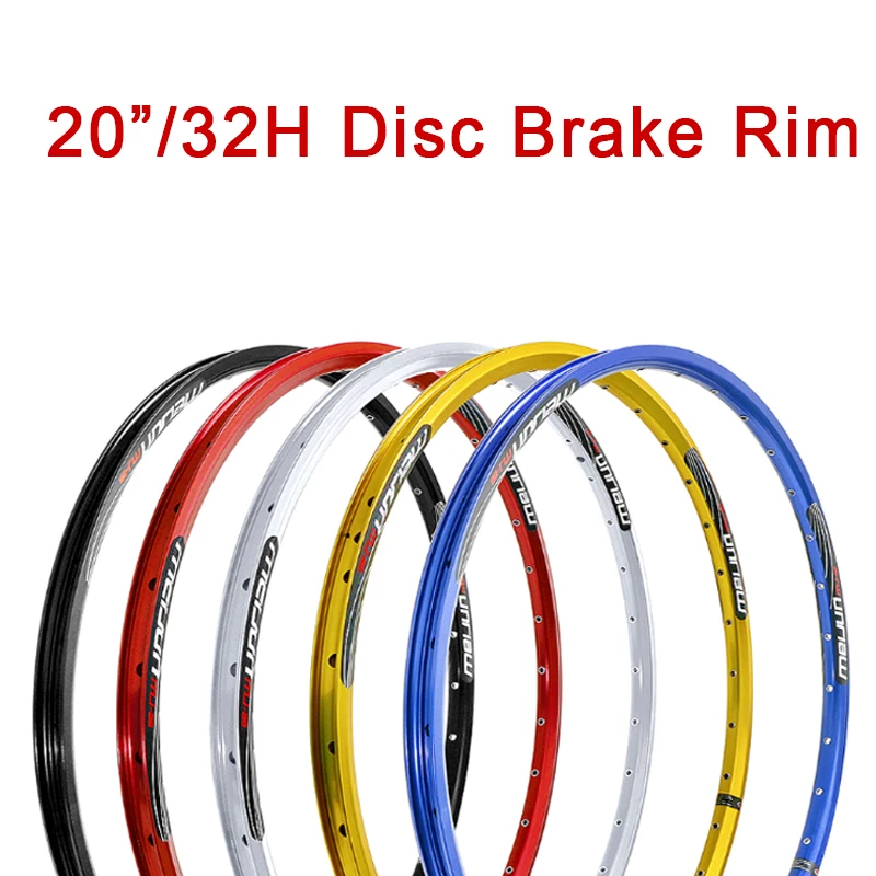 2PCS-Bicycle-Rim-20inch-Small-Wheel-Rim-32holes-Folding-Bike-Rim-Red ...