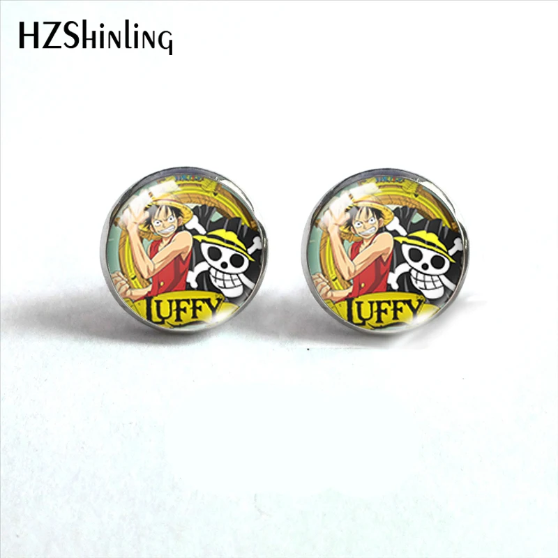 One Piece Luffy Round Earring | One piece Merchandise | Up to 80% Off ...