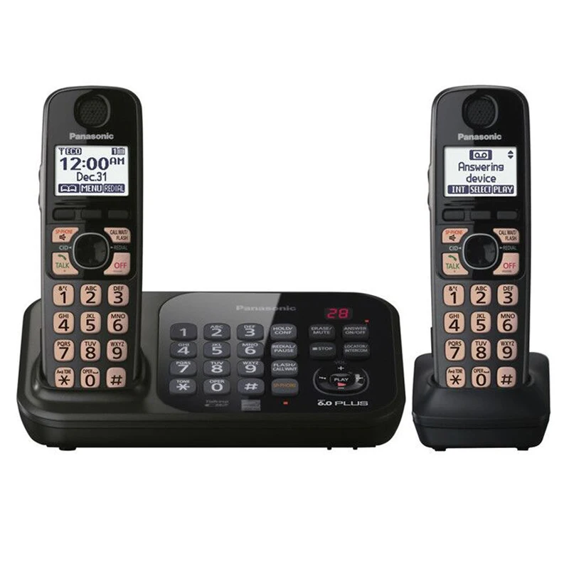 Expandable Digital Cordless Answering System With Handfree Voice Mail ...
