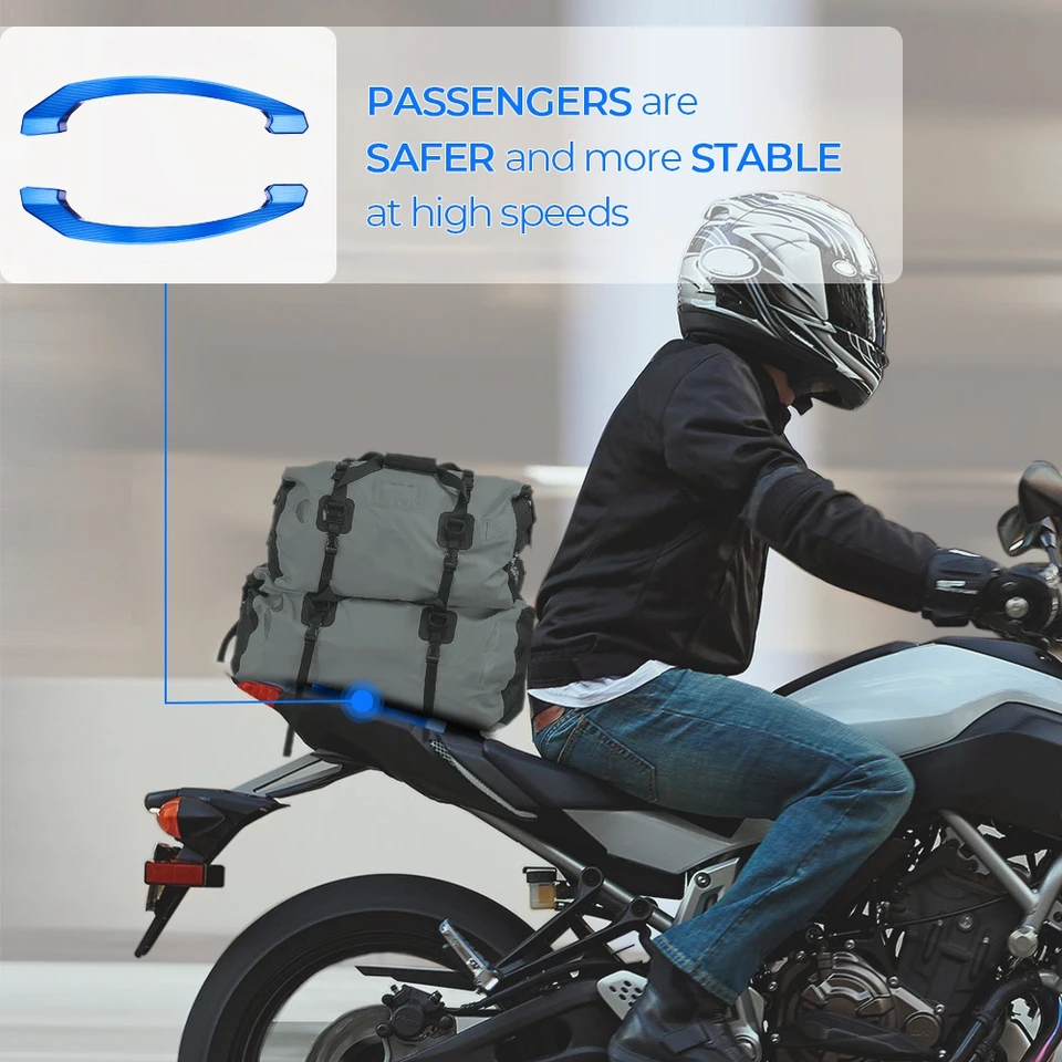 HEINMO Rear Grab Bars Pillion Passenger Seat