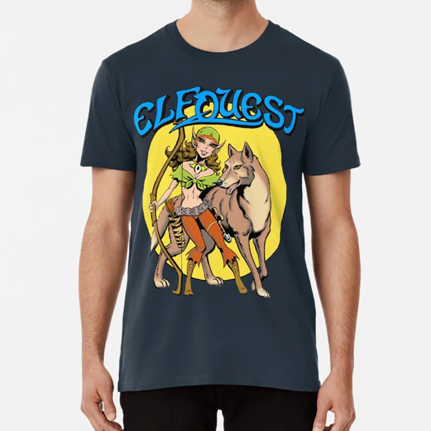 Retro Nightfall T shirt nightfall elfquest wolf wolves elf elves ...