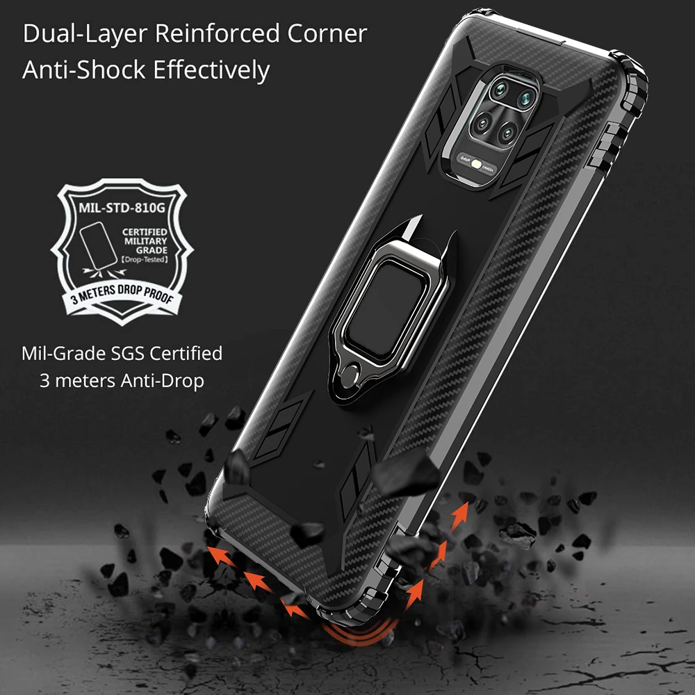 Magnetic-Armor-ShockProof-Case-For-Xiaomi-Redmi-Note-9-8-9T-9S-8T-9A ...