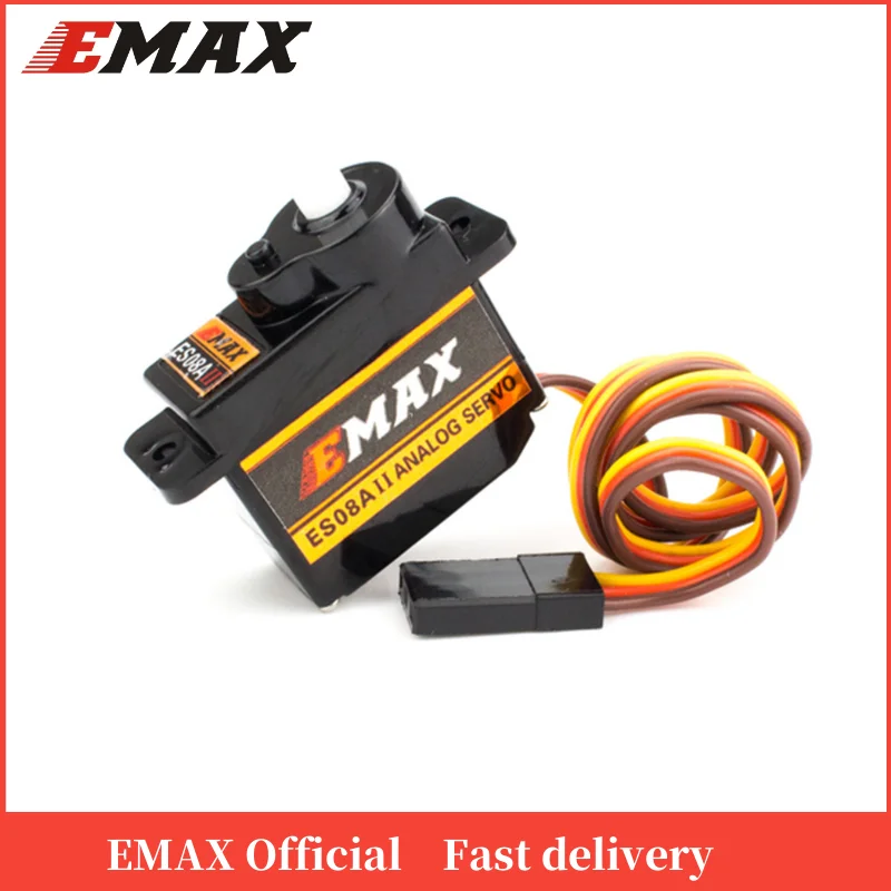 4Pcs Servo Gift Official EMAX ES08A II Micro Servo Plastic Gear 1.8kg ...