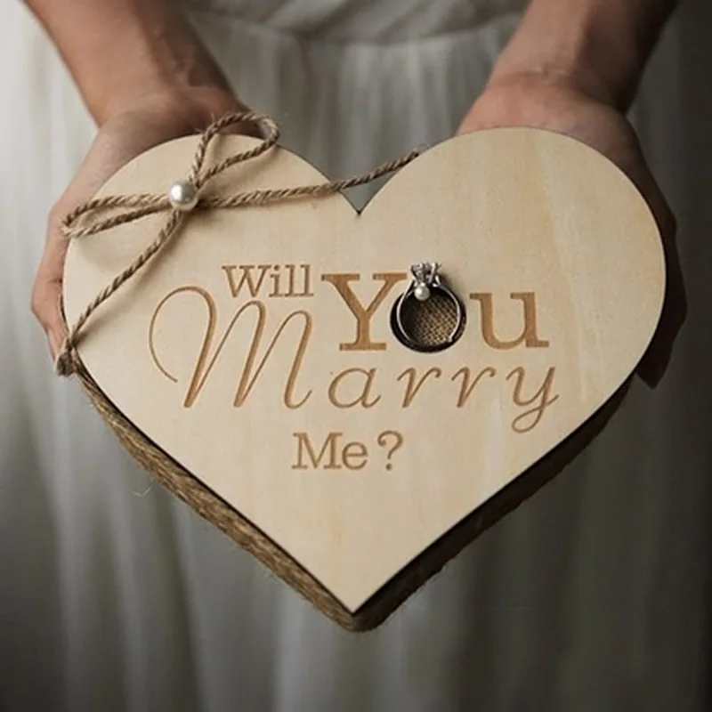 Will You Marry Me Sign Wood