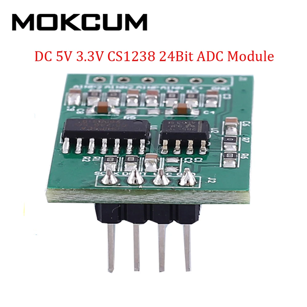 DC-5V-3-3V-CS1238-24Bit-ADC-Module-AD-Converter-Analog-to-Digital ...
