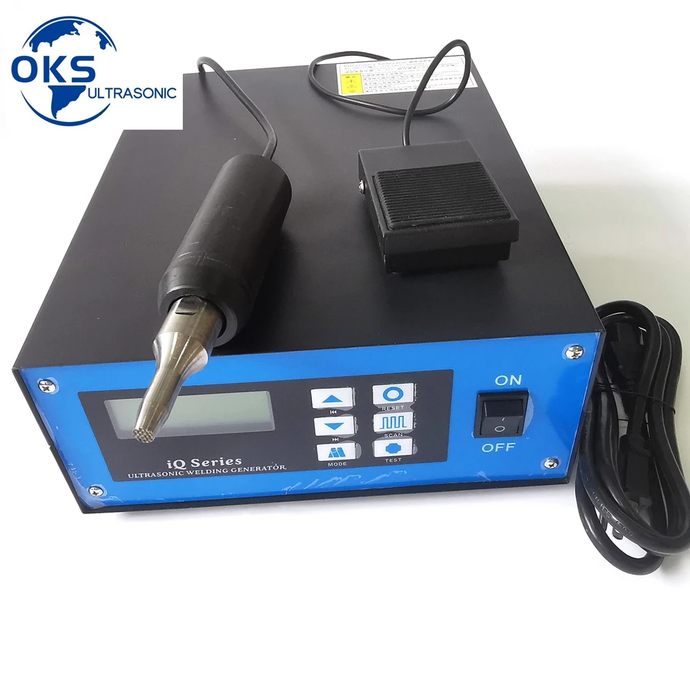 Máquina de soldadura manual de plástico, soldador de Pistola manual ultrasónica de 40khz, hoja ...