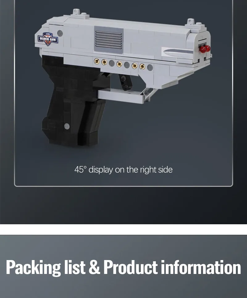 Cada Double-Barreled Pistol Technical Gun - Building Toys